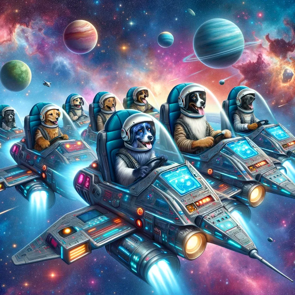 "Dogs Driving Spaceships"